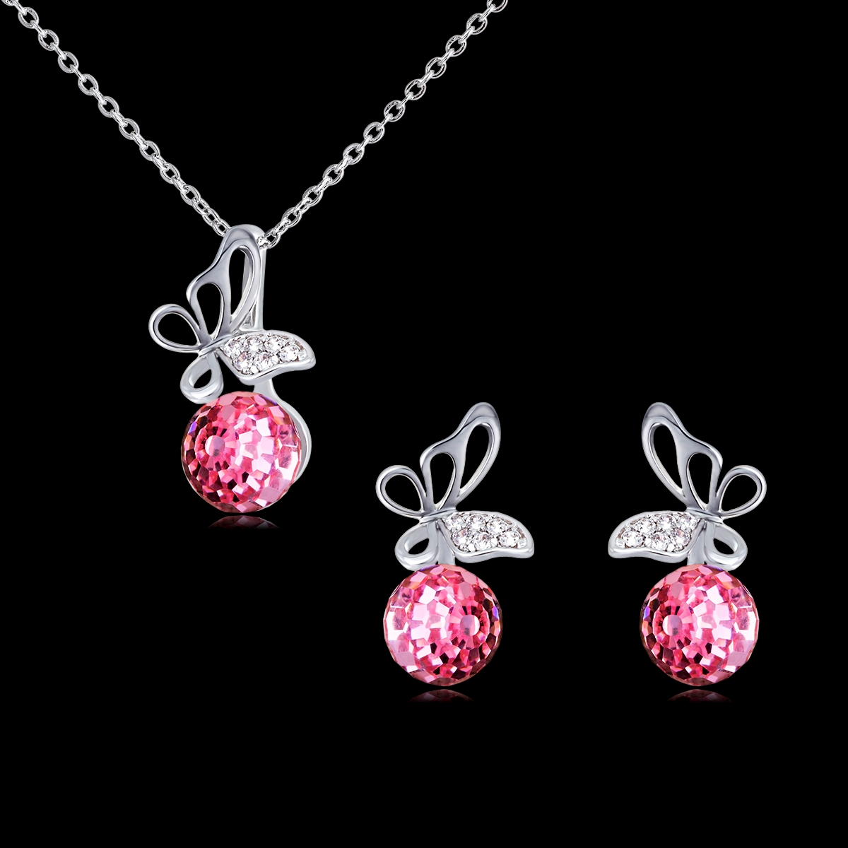 Female Small Necklace And Earring Sets 2BL050498S