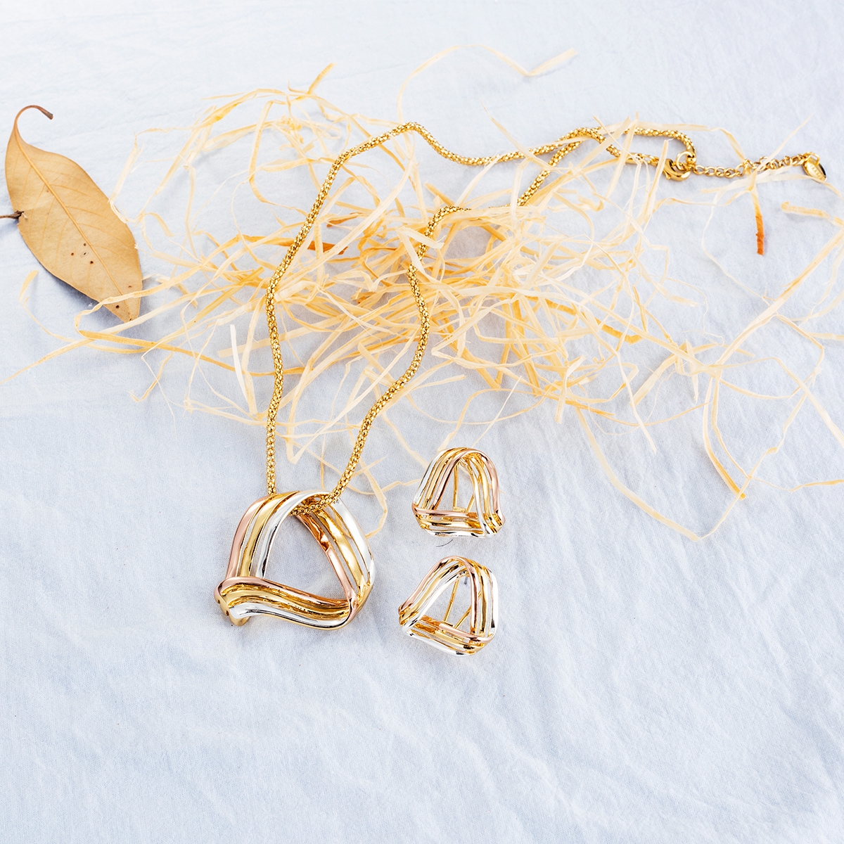 Casual Small Necklace And Earring Sets 2YJ053555S