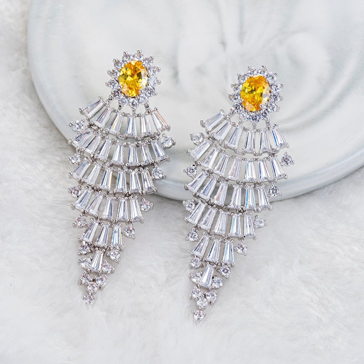 Famous Big Luxury Dangle Earrings