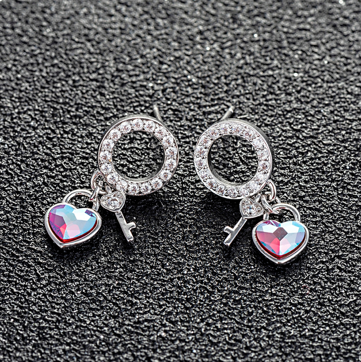 Best Selling Key & Lock Small Dangle Earrings