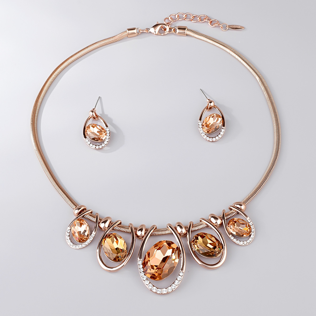 Big Classic 2 Piece Jewelry Set of Original Design