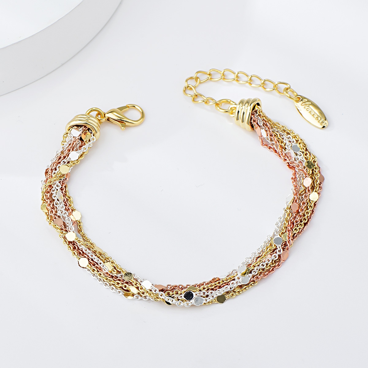 Zinc Alloy Gold Plated Fashion Bracelet with Unbeatable Quality